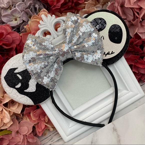 Accessories | Minnie Mouse Nightmare Before Christmas Headband | Poshmark